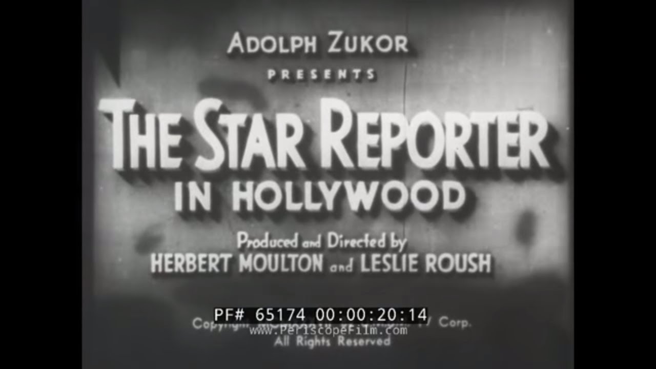 THE STAR REPORTER IN HOLLYWOOD 1930s RADIO RECORDING & BROADCASTING ...