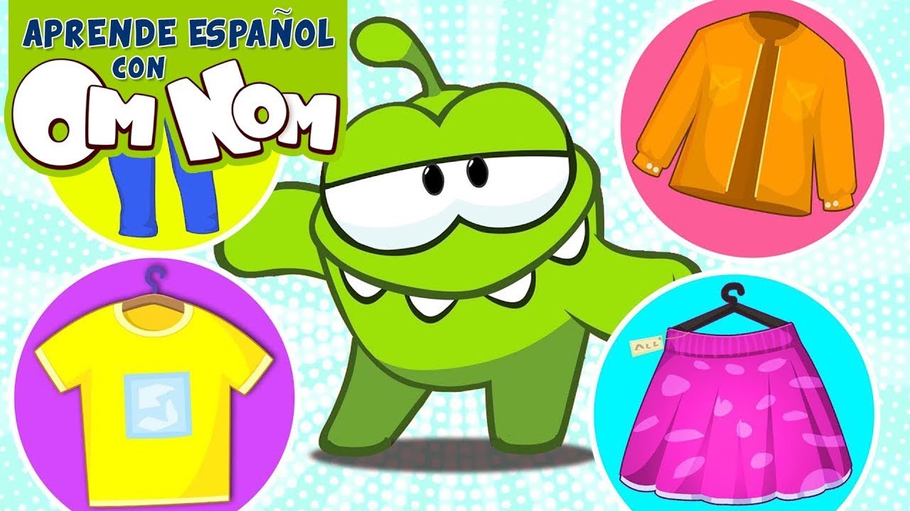 Aprende con Om Nom | Om Nom y Om Nelly van de compras por ropa ...