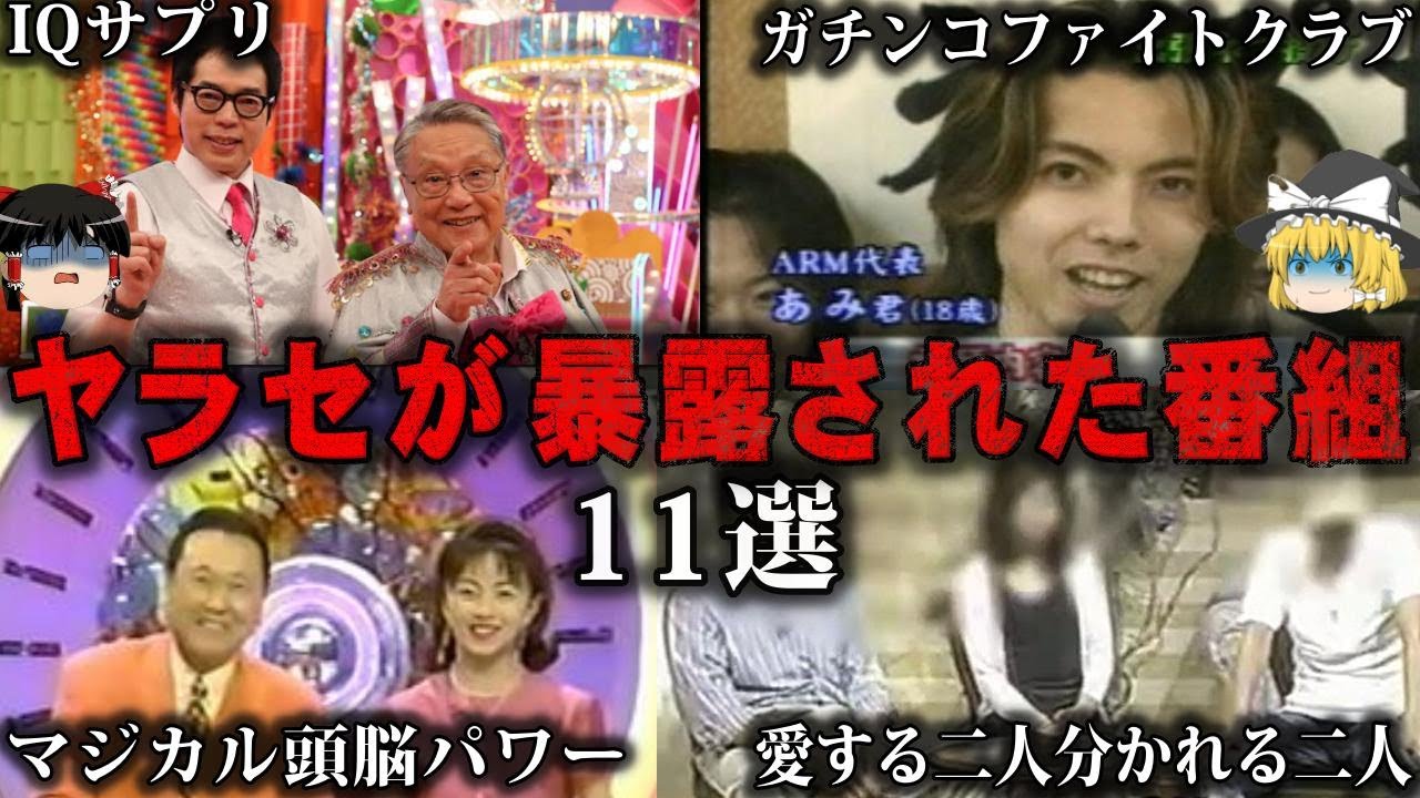 【総集編】闇が深い…とんでもないtvのヤラセ11選をゆっくり解説【作業用】 Youtube