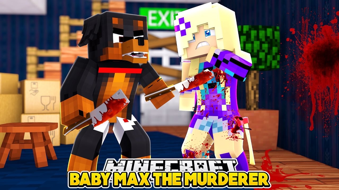 BABY MAX THE MURDERER!!! - Baby Angel Minecraft/Roleplay - YouTube