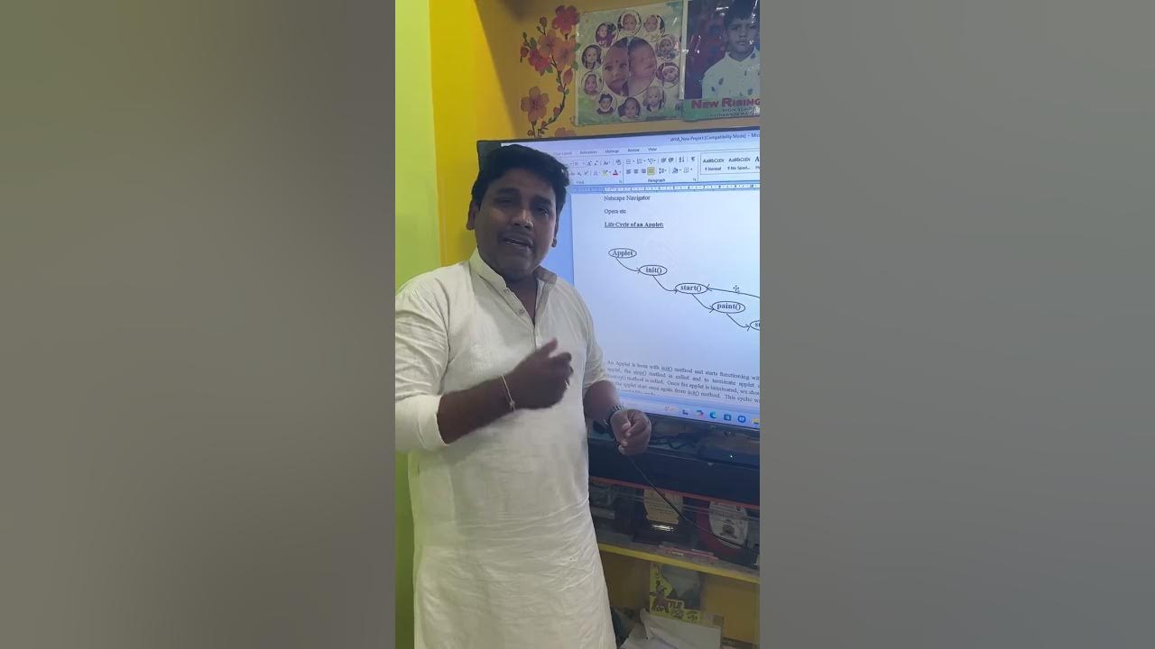 Applet Life Cycle | Java - YouTube