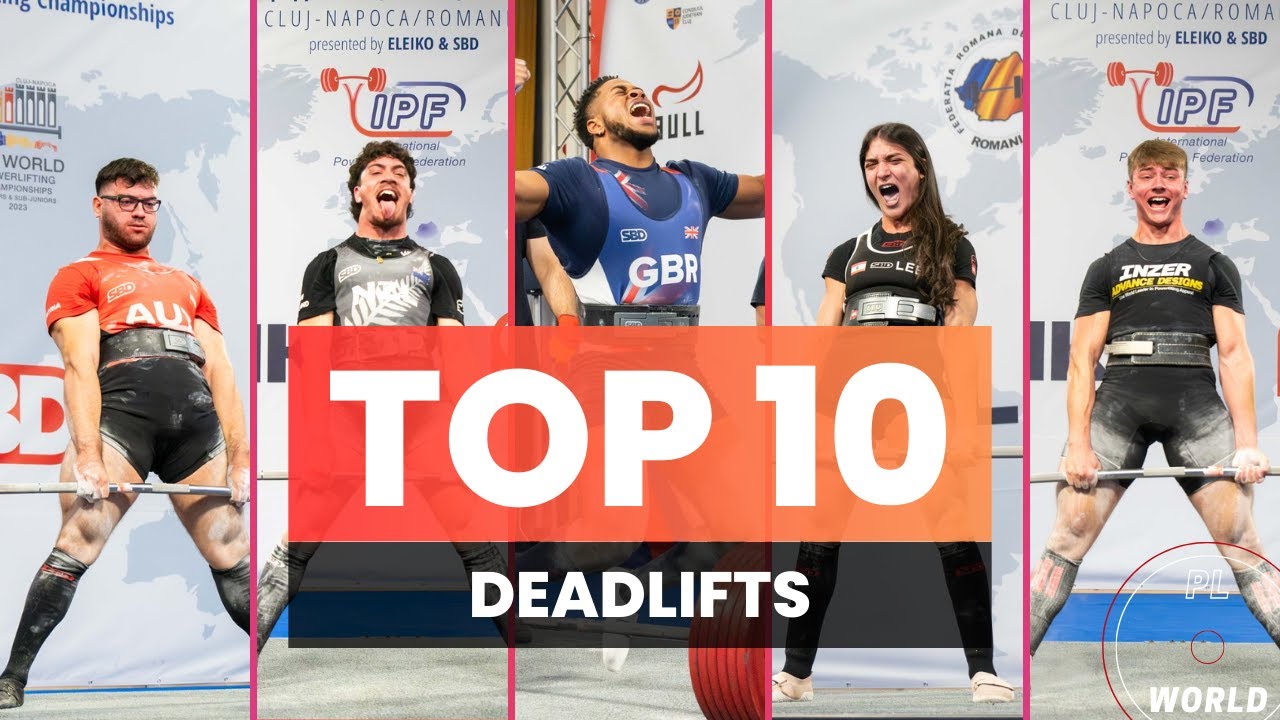 Top 10 Deadlifts of the IPF Junior 2023 World Championship - YouTube