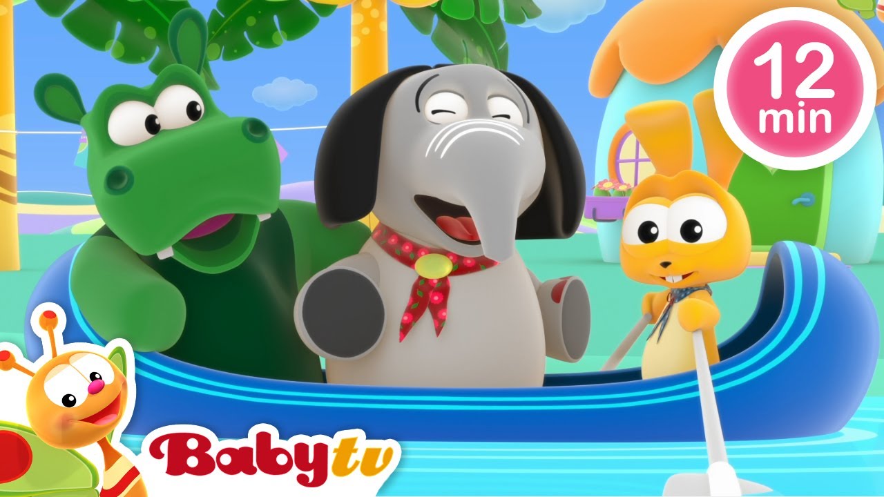 划船曲 🛶 + 更多儿童歌曲和儿歌 | BabyTV 中文 - YouTube