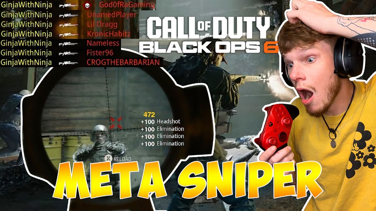 BLACK OPS 6 META SNIPER LOADOUT - BO6 Gameplay & Trickshotting - YouTube