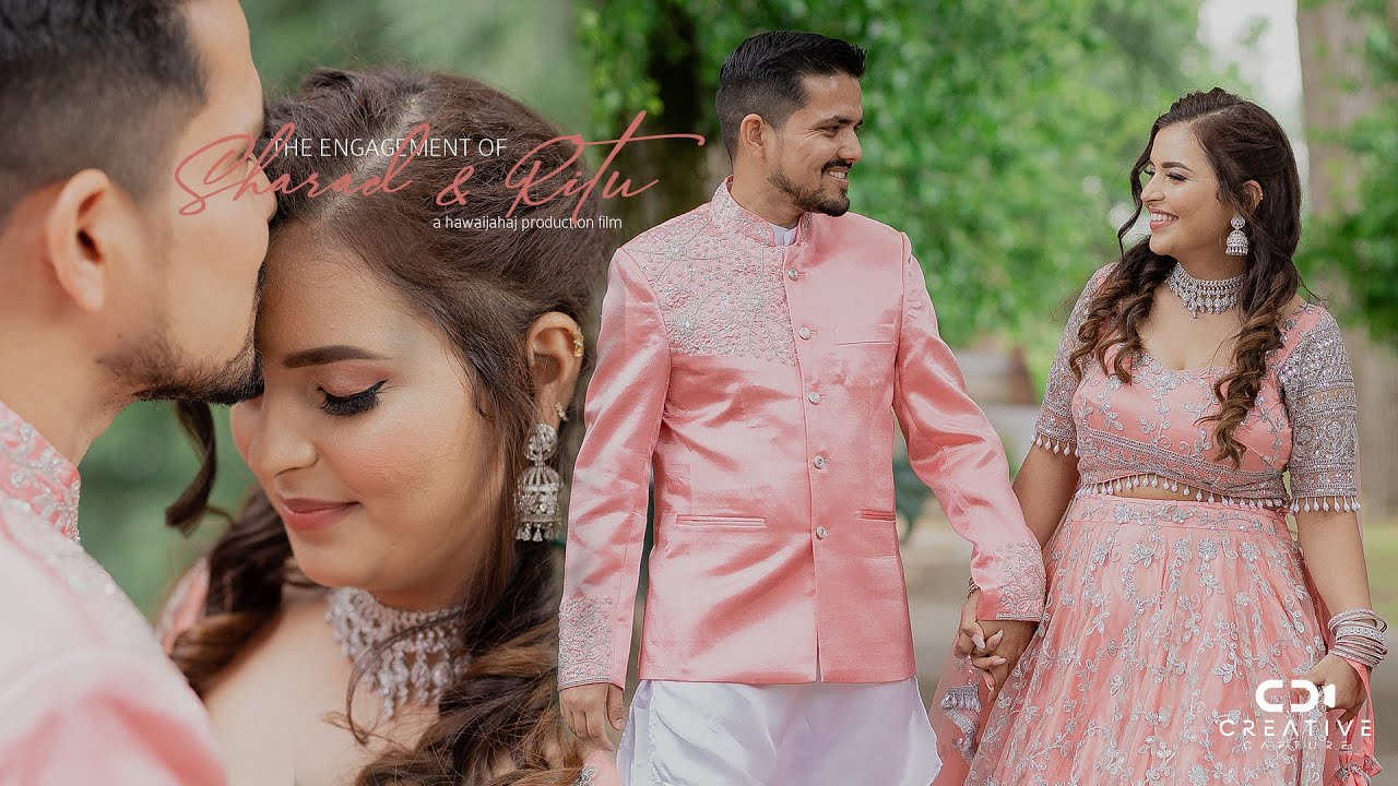 Sharad & Ritu I Engagement Highlight Video 2023 - YouTube