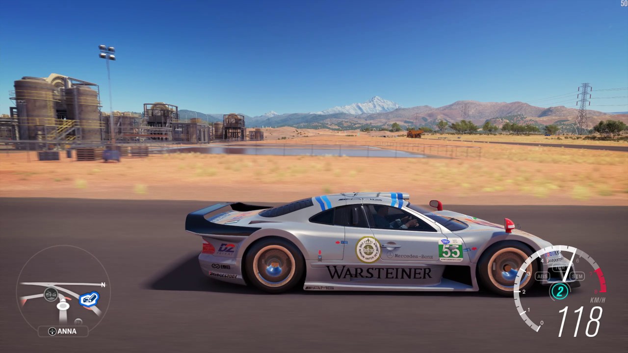 1998 Mercedes-Benz AMG CLK GTR - Speed Jump Crash Test - Forza Horizon ...