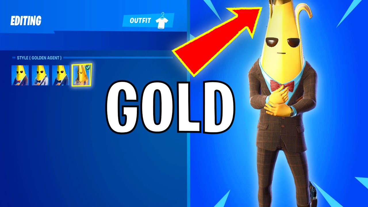 Is This The Smallest Amount Of Gold You Can Have On Golden Agent Peely ...