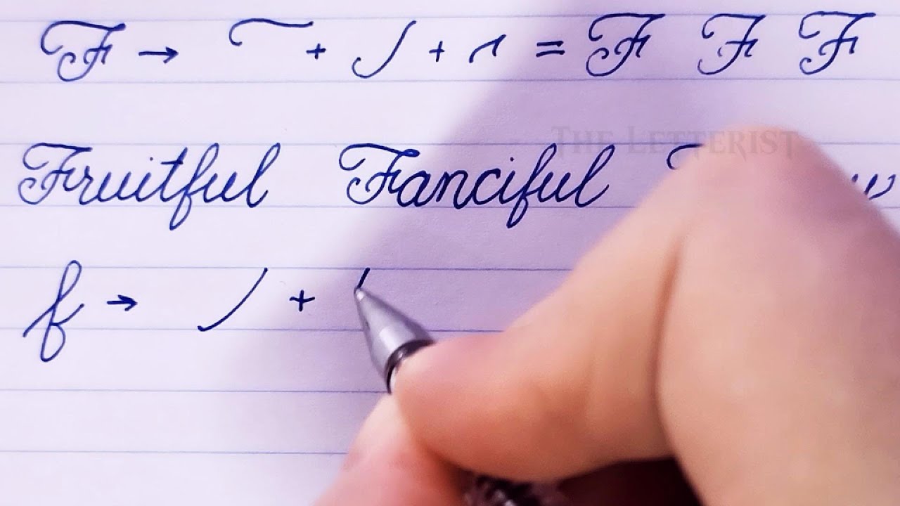 Tips and Tricks how to improve handwriting easily ⚜ How to write letter ...