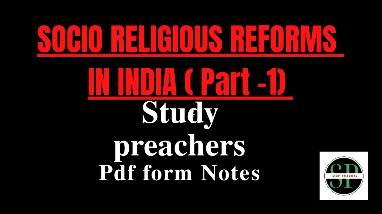 Socio- Religious reforms in india #upsc #gk #reforms #india #britishera ...