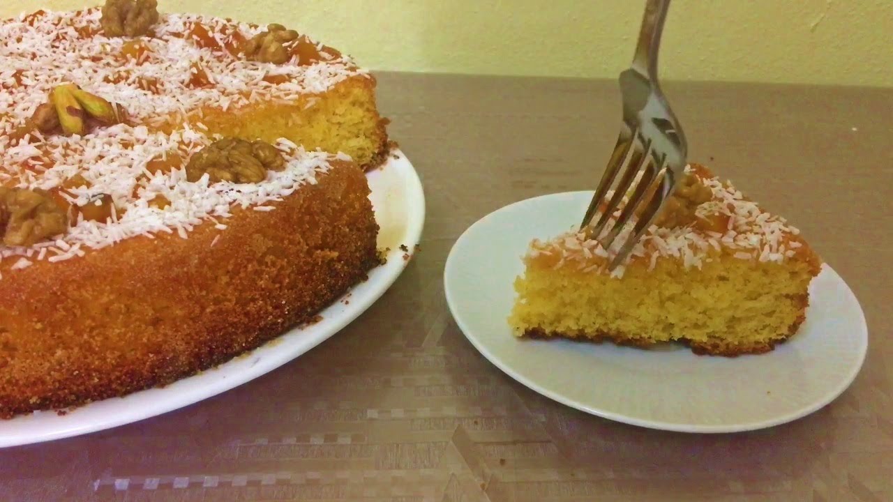 طريقة عمل كيكة الرواني اللذيذة | How to make Rawani cake - YouTube