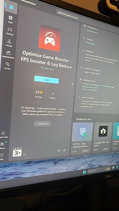 Installing Optimize Game Bostter FPS booster & Lag Reduce on a Mini PC on Windows 11 23H2 - YouTube