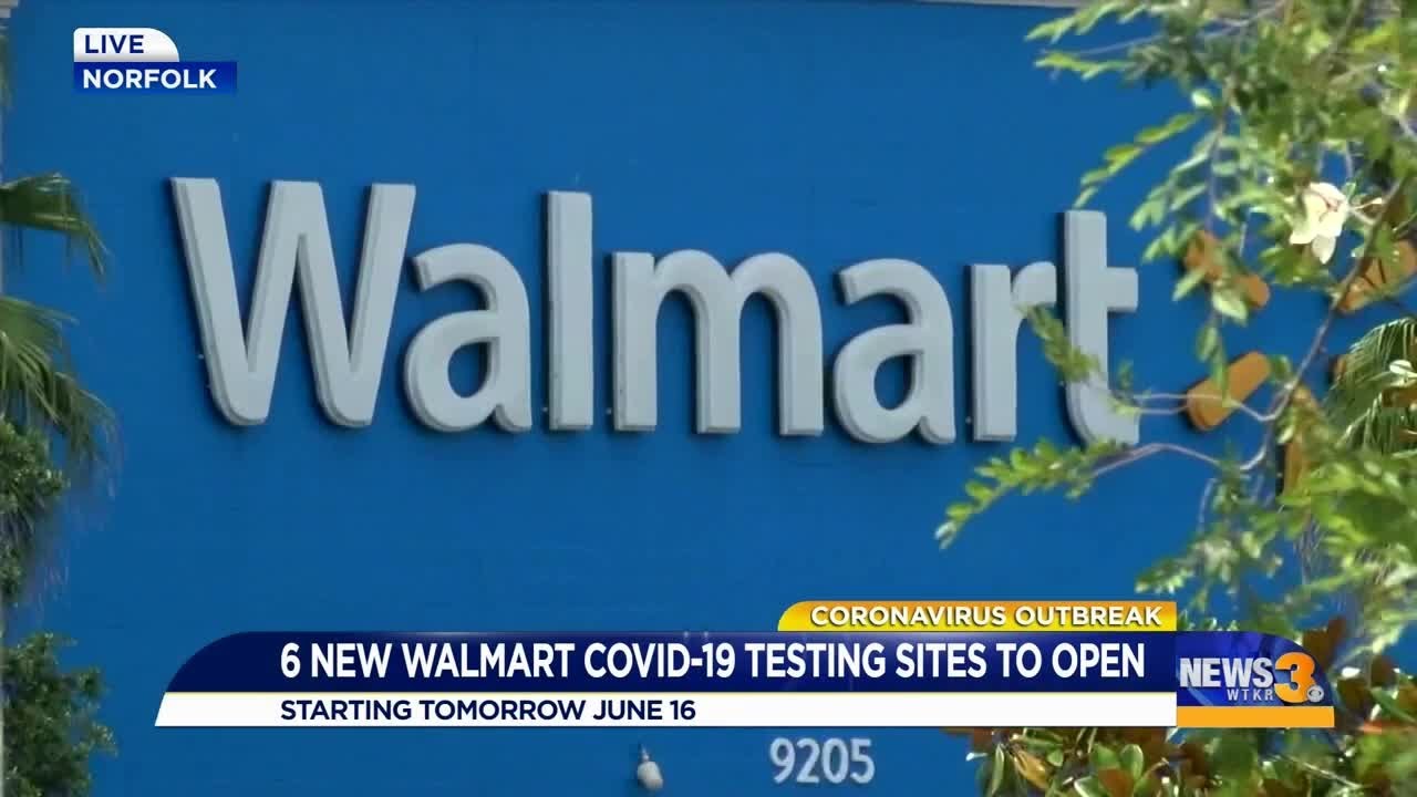 6 new Walmart COVID-19 testing sites to open - YouTube