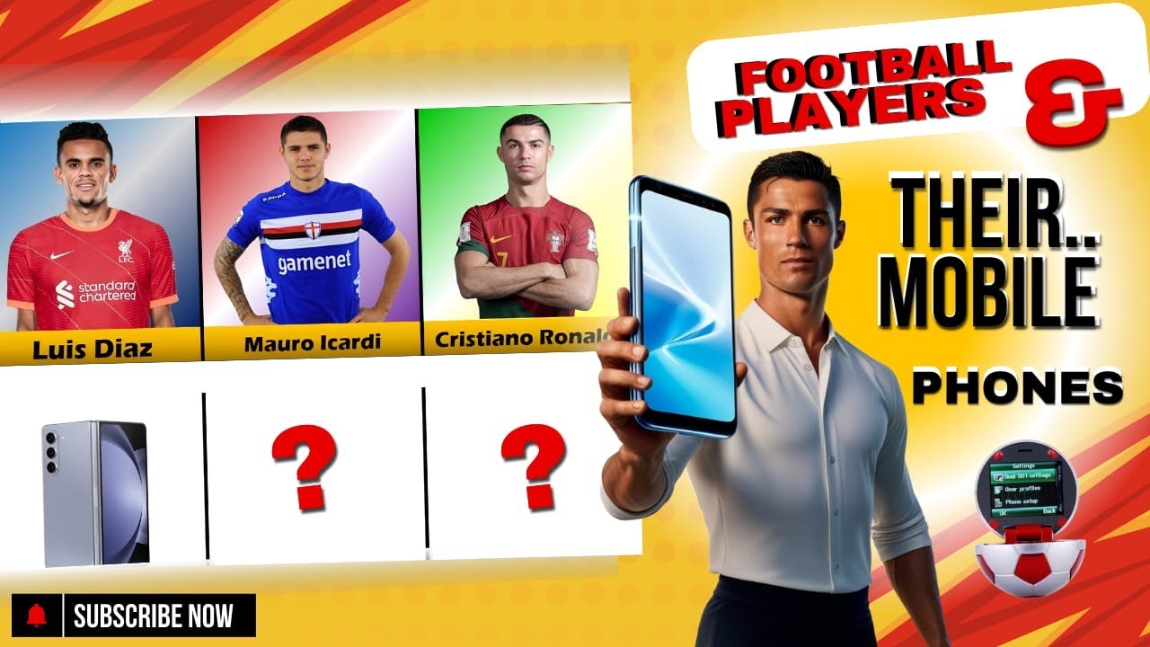 Famous Football Players Mobile Phones - YouTube