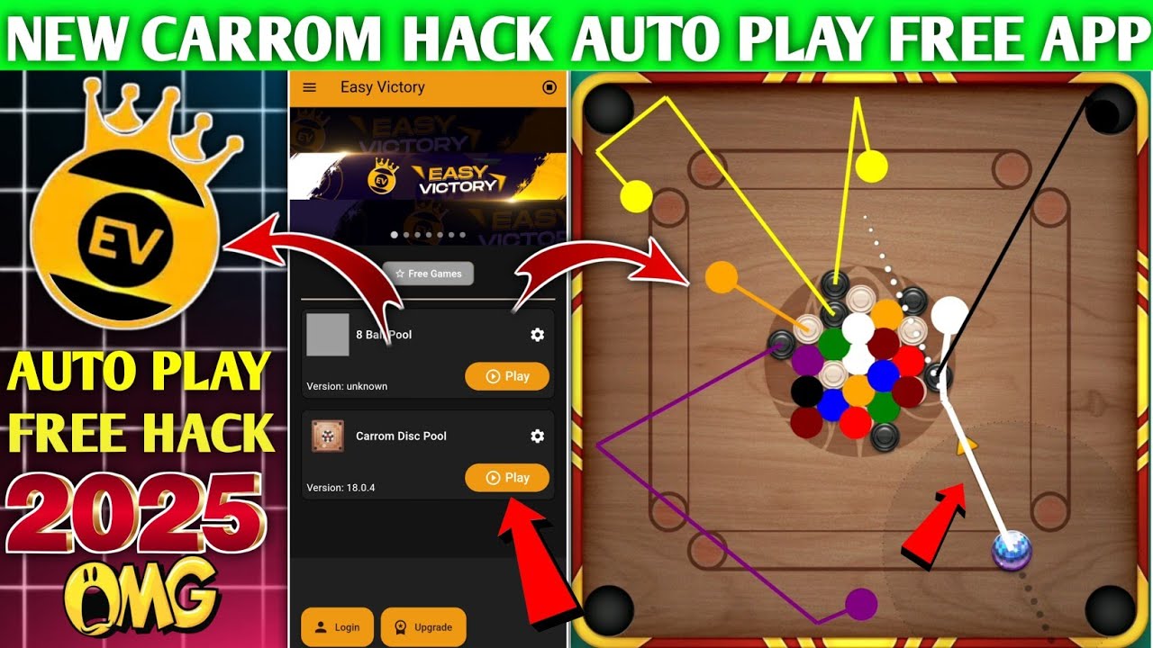 Carrom Pool New Hack Ev Loader Free 🥰 Carrom Auto Play Hack Free 2025 ...