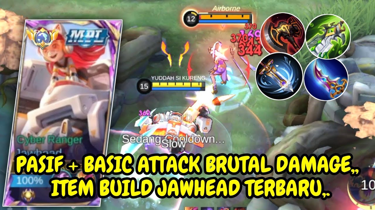 Item Yang Bikin Pasif & Basic Attack Jawhead Sakit ~ Jawhead Best Build ...