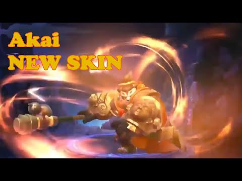 Amazing akai New skin!!! First look, Mobile Legends: Bang Bang - YouTube
