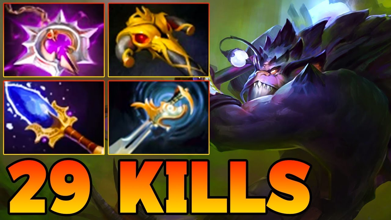 29 Kills Carry Slardar !! Slardar Dota 2 Safe Lane Pro Gameplay Build ...
