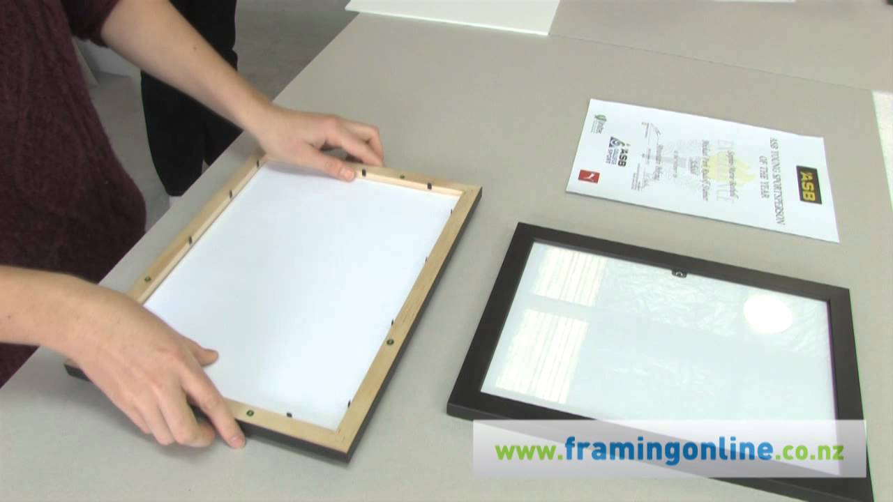 How To Frame A Picture Without A Mat YouTube How To Frame A Picture Without A Mat YouTube
