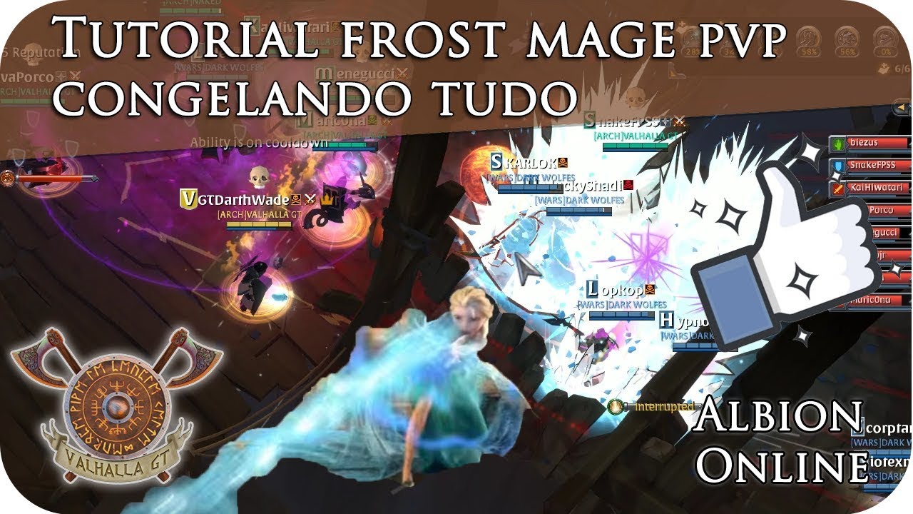 Albion | Frost Mage PvP - Dive, Counter Gank & GvG! - YouTube