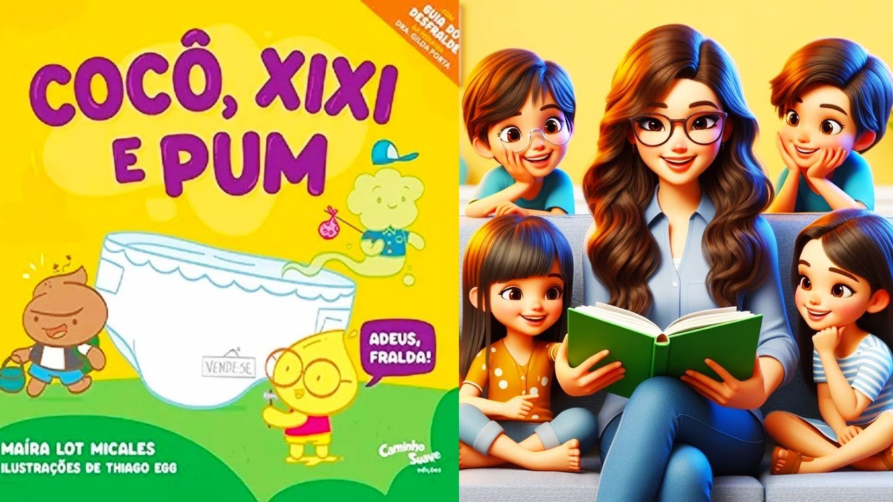 Cocô, Xixi e Pum - Adeus, Fralda! - Historinha para ajudar no desfralde - YouTube
