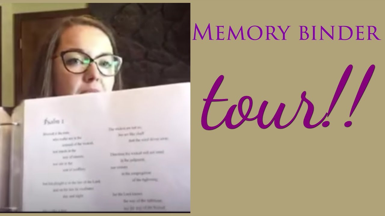 This year's Memory Work Binder tour - YouTube