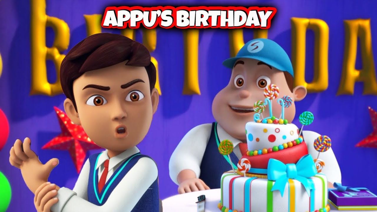 #rudra Cartoon | Appu Ka Birthday | Kids Only - YouTube