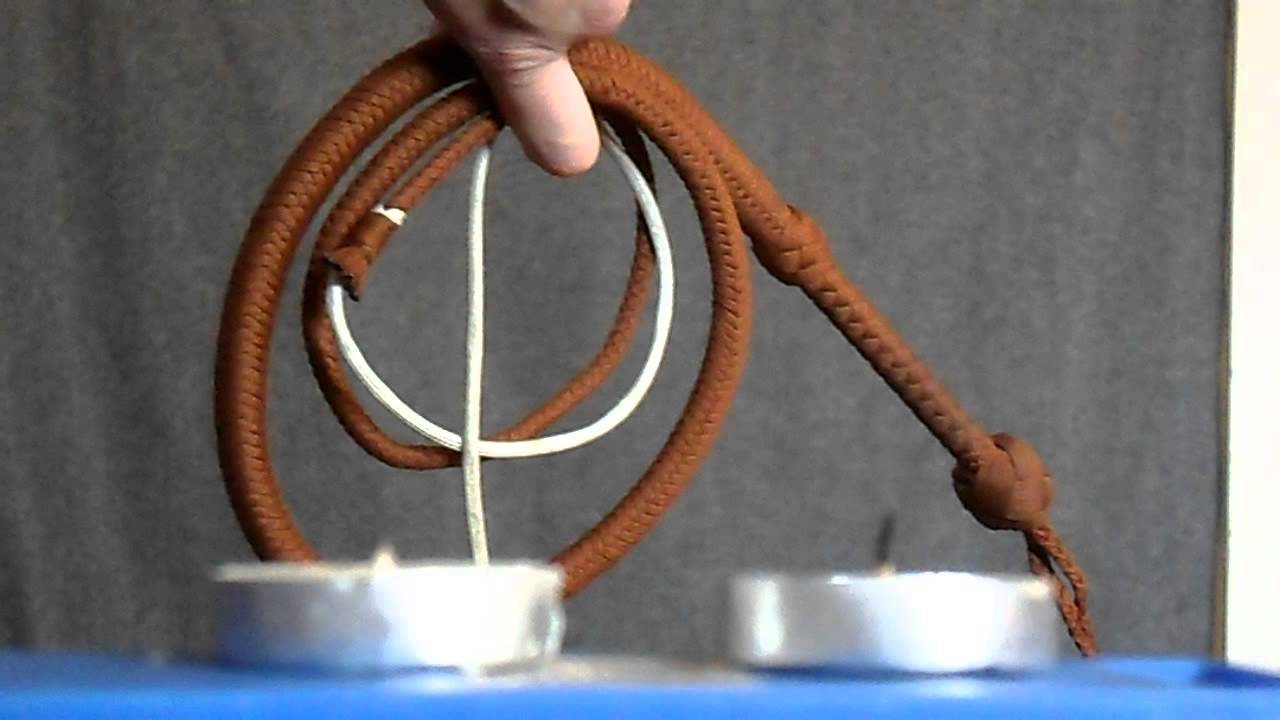Bull Whip Trick! - YouTube
