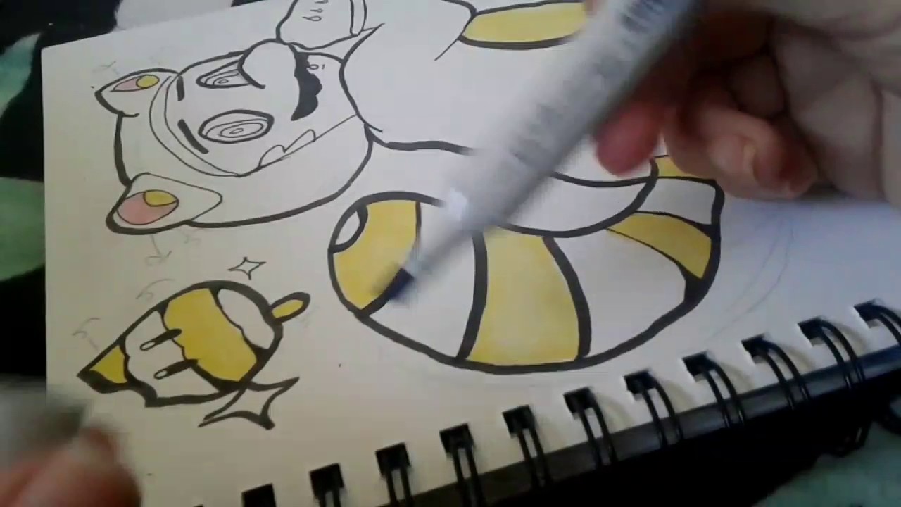 Speed draw Tanooki mario! - YouTube