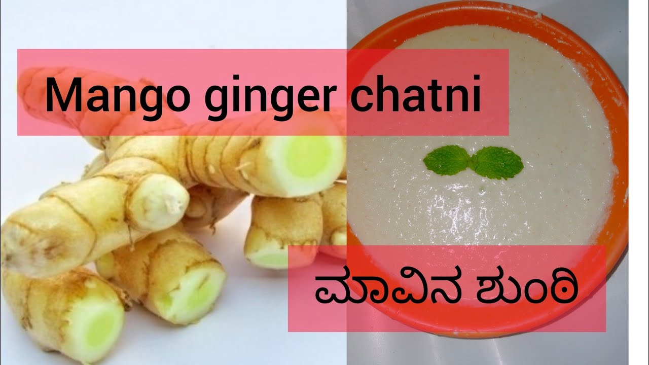 mango ginger chatni# ಮಾವಿನ ಶುಂಠಿ ಚಟ್ನಿ # mango ginger recipies - YouTube