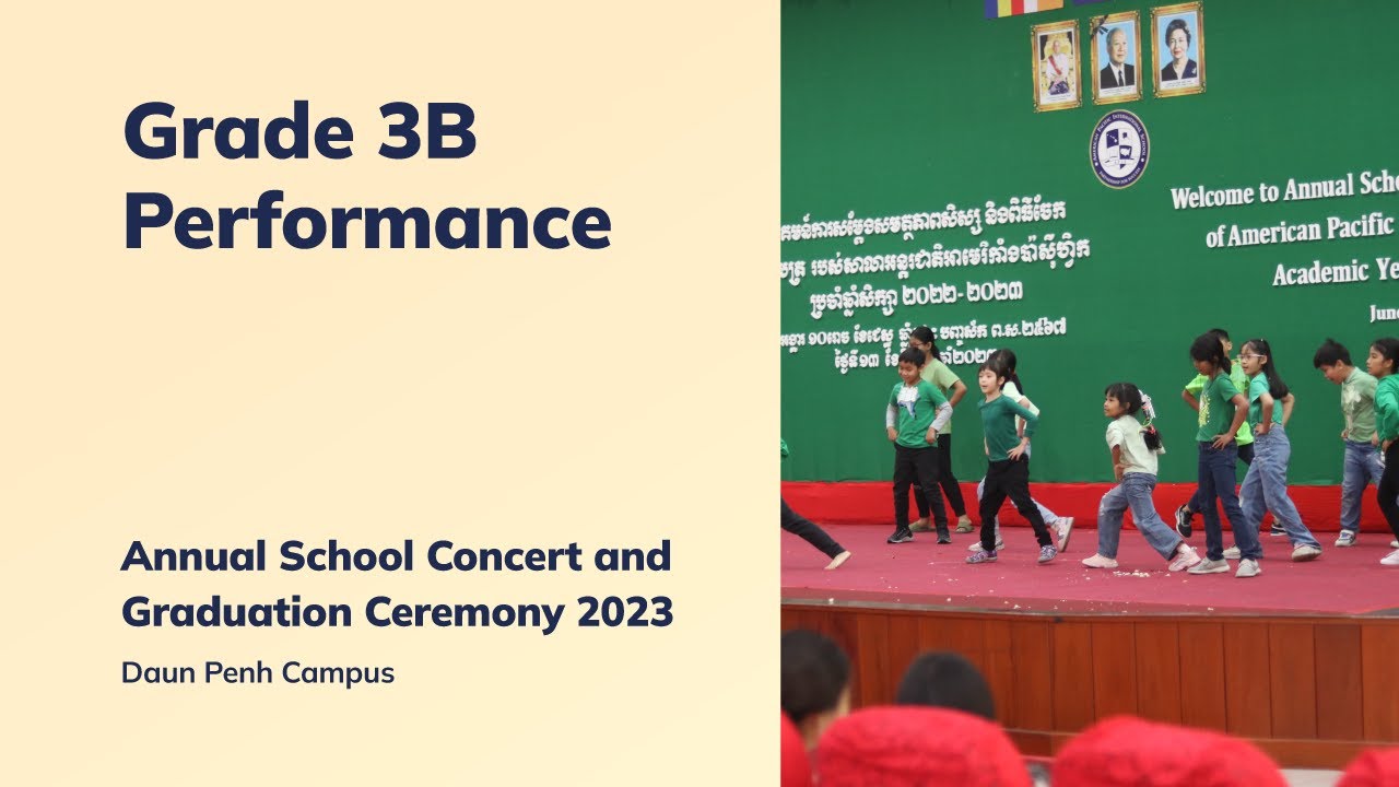 Grade 3B Performance - Annual School Concert and Graduation Ceremony ...