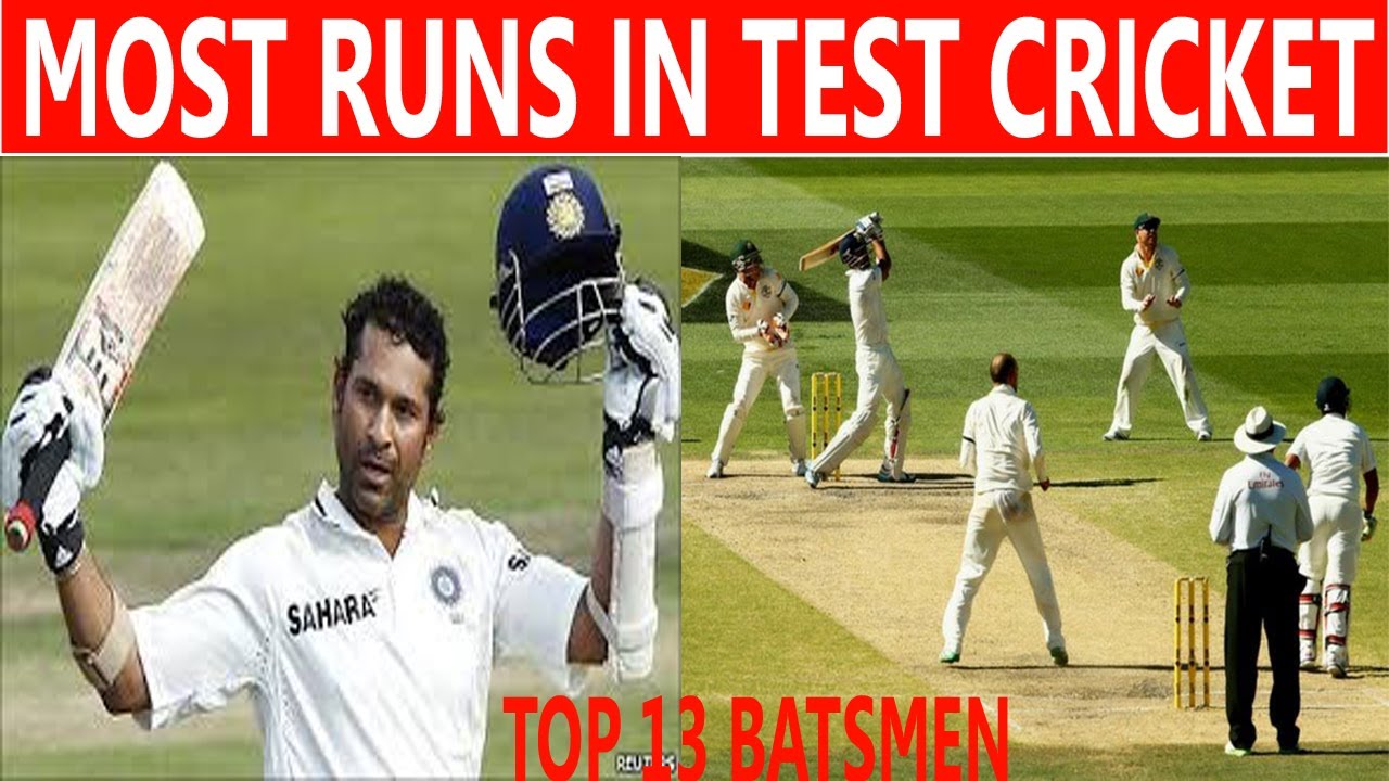 Most Runs In Test Cricket History | Batsmen With Most Runs In Test ...