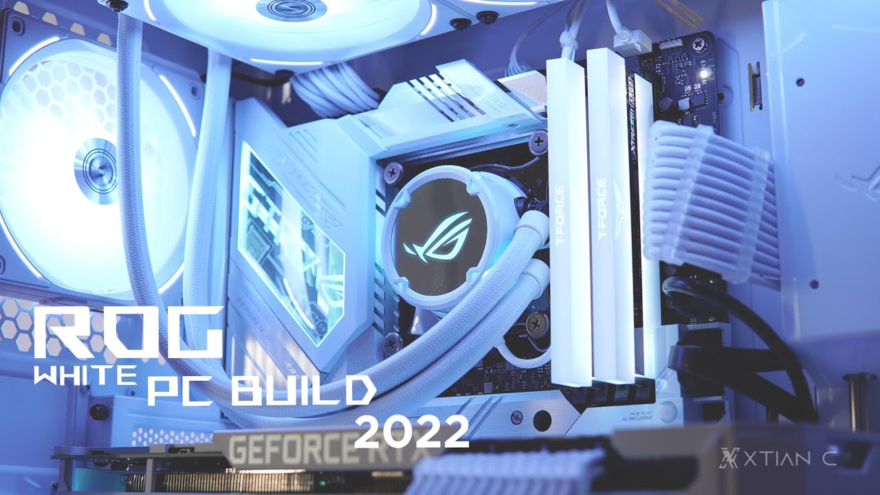($4300) Php 200K All ROG WHITE Gaming PC Time Lapse Build 2022 - YouTube