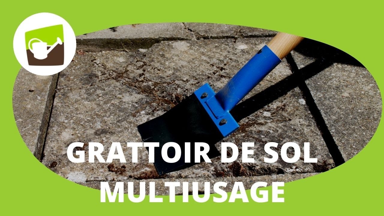 Un grattoir de sol pour désherber, racler et démousser les sols de ...