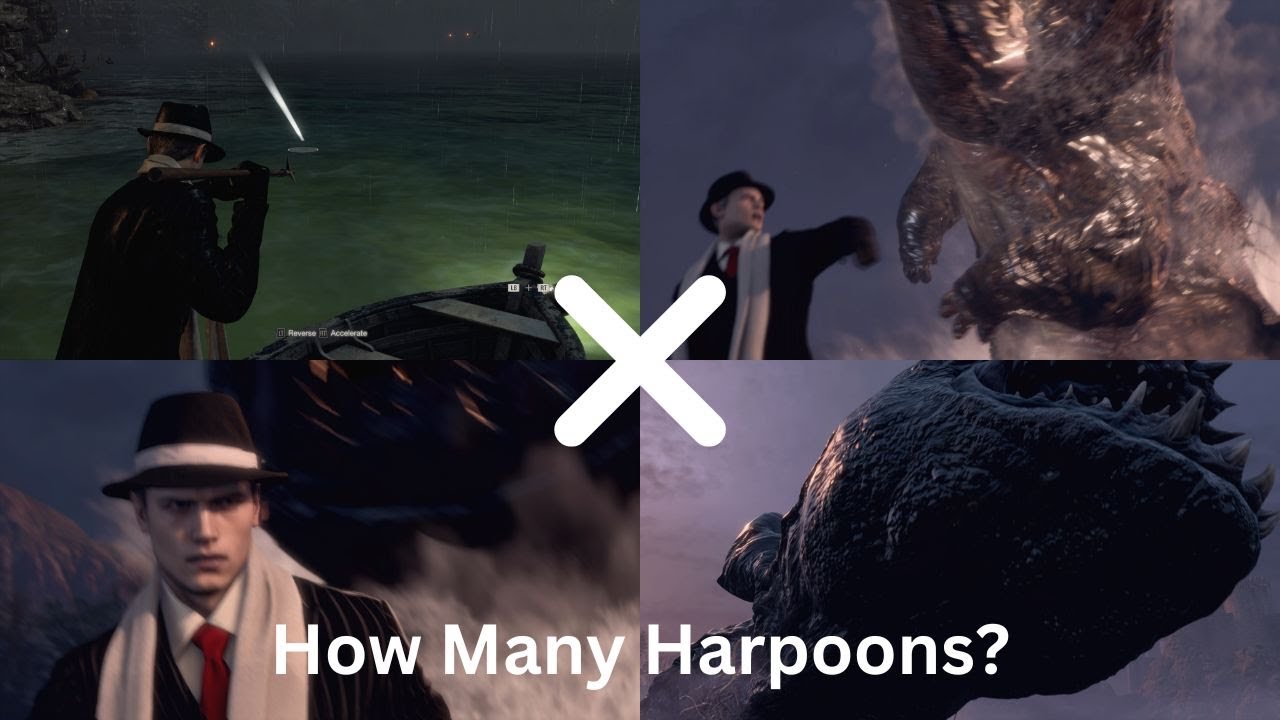 Resident Evil 4 - How Many Harpoons Needed To Kill DEL LAGO Monster On ...