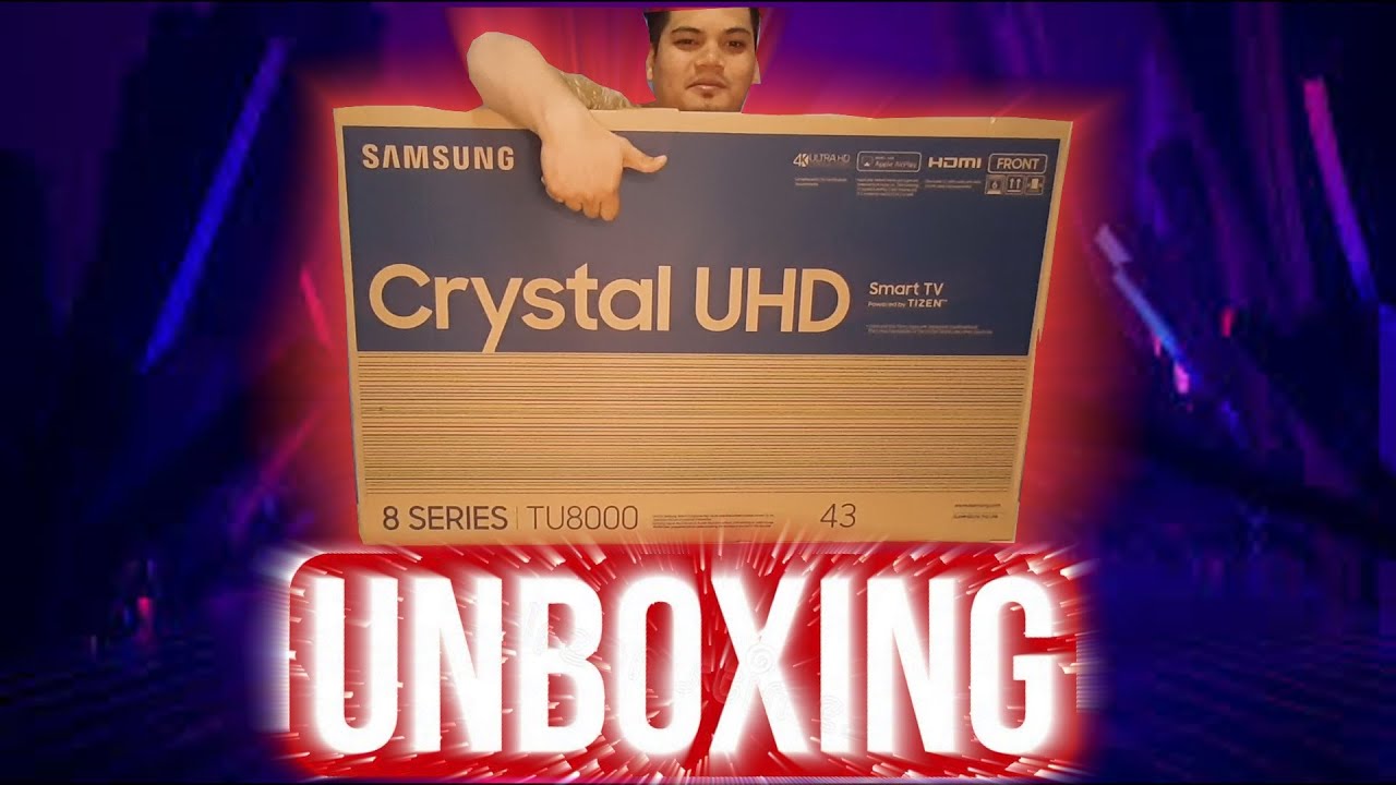 UNBOXING 4K SAMSUNG TU8000 TV FOR MY PS5! - YouTube