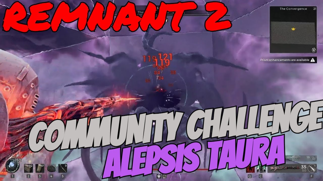 REMNANT 2 - Community Challenge - Alepsis Taura Boss Fight 😂 - YouTube