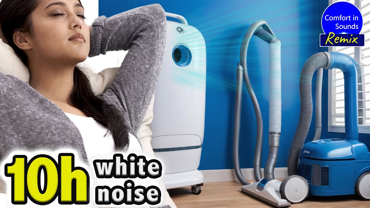 Smooth Air Conditioner Noise and Vacuum Noise for sleeping, studying ...
