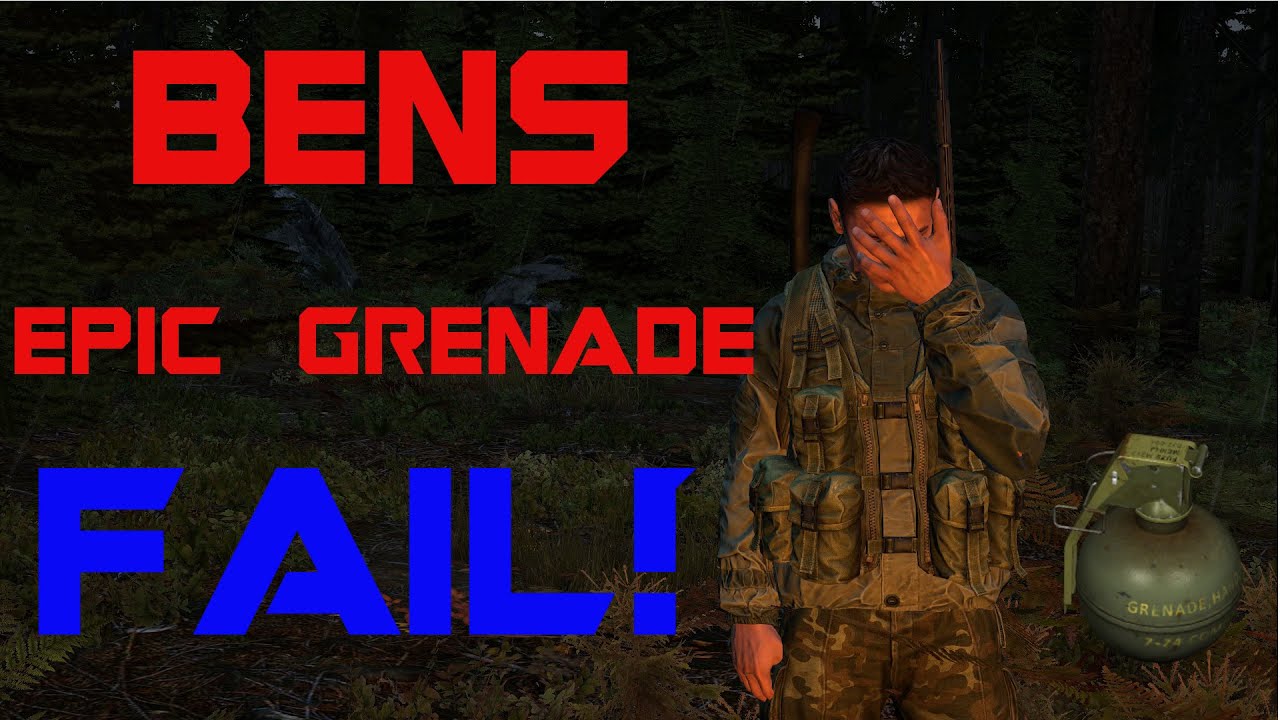 EPIC GRENADE FAIL!!!! - YouTube