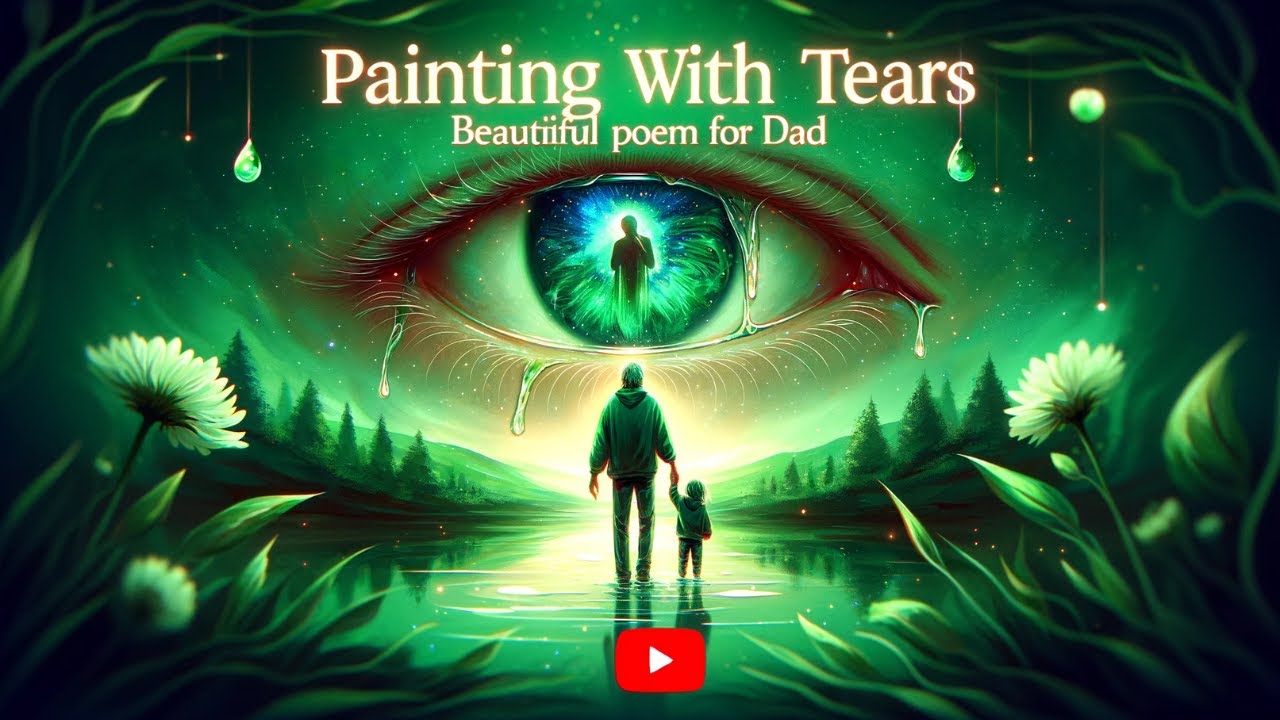 Powerful Tribute to Dad: Painting with Tears Unveils Beautiful Poem ...