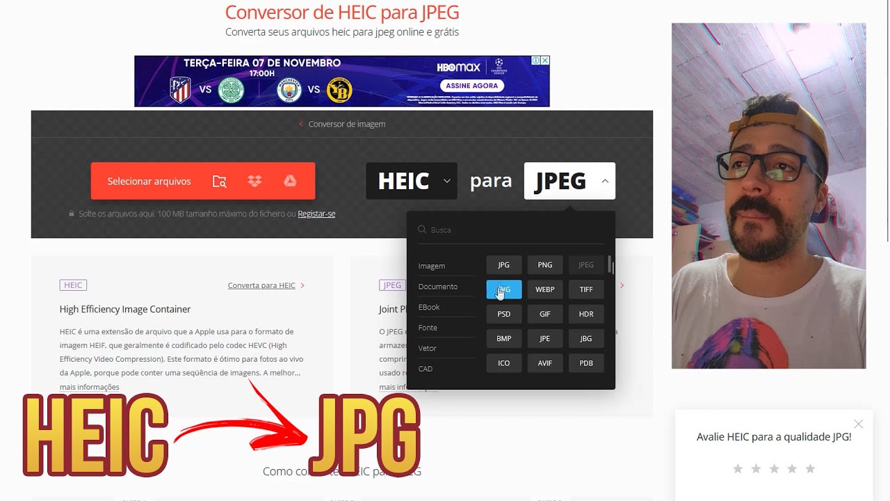 COMO CONVERTER UMA FOTO EM FORMATO .HEIC PARA OUTRO ( JPEG, JPG, PNG ...