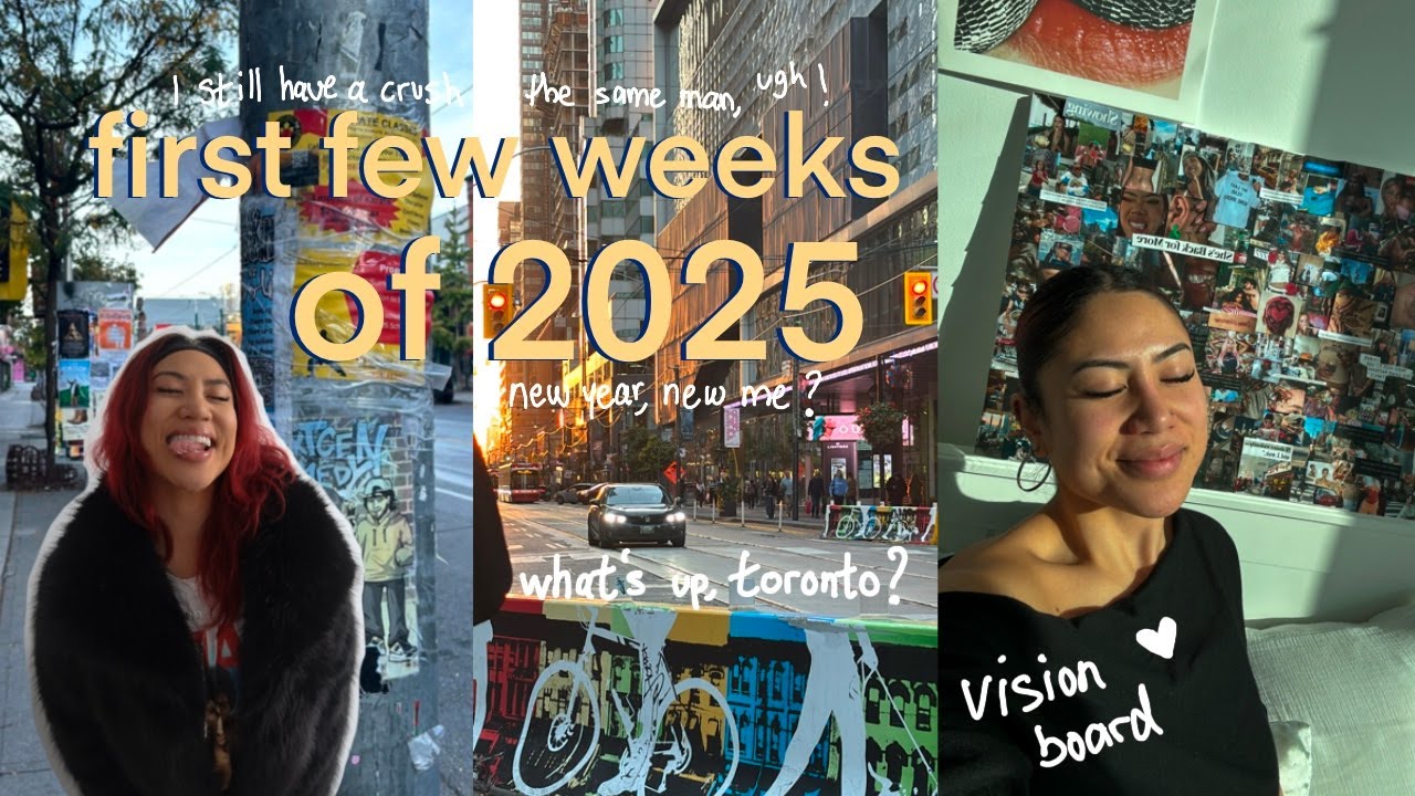 how my 2025 is going so far || 30 min stair master, vision board, city ...
