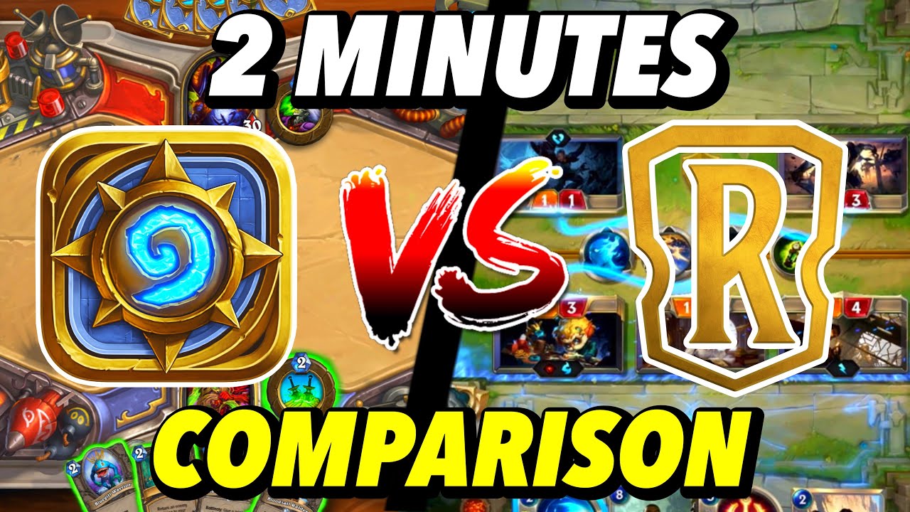 Hearthstone vs Legends of Runeterra Under 2 Minutes - YouTube