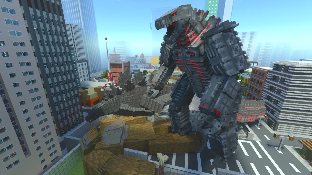 Godzilla and Kong Rise Of The Titans Addon MCPE in Minecraft PE ...