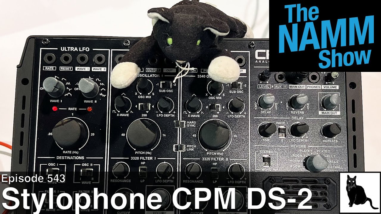 #NAMM 2024: Stylophone CPM DS 2 Drone Synthesizer - YouTube
