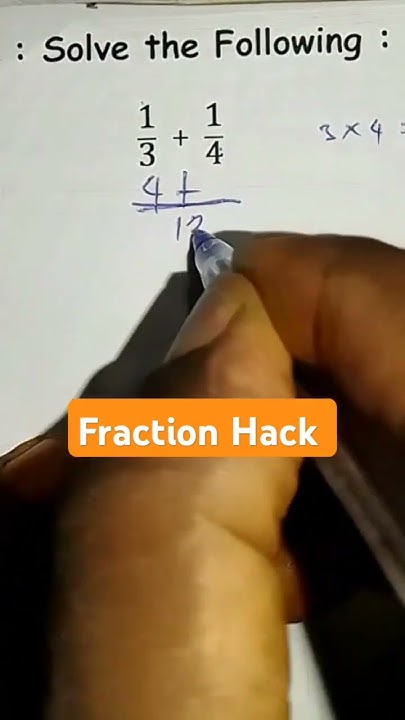 Fraction Hack on Addition - YouTube