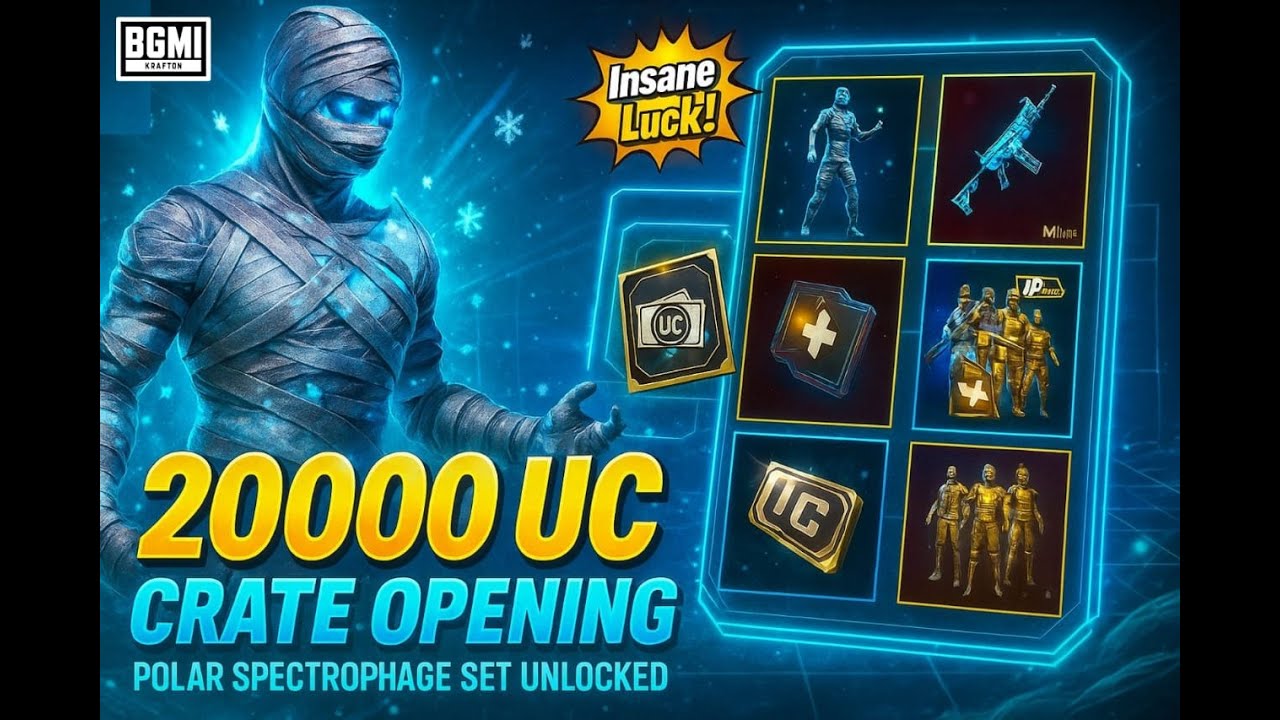OMG😱 NEW ICE MUMMY SET CREATE OPENING IN BGMI 🥵 || ONLY 5000 UC ALL ...
