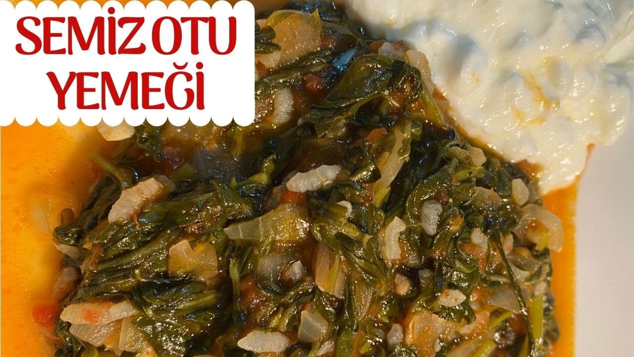 SEMİZ OTU YEMEĞİ NASIL YAPILIR? SEMİZ OTU TARİFİ - YouTube