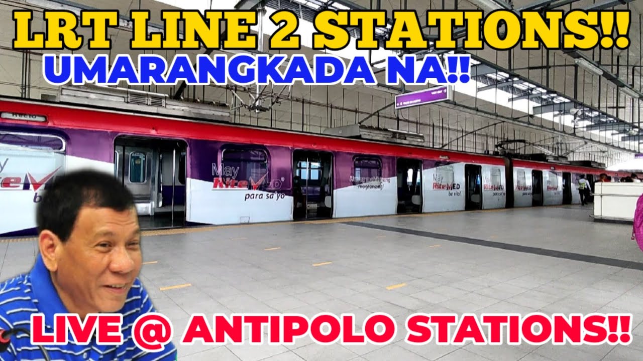 LRT LINE 2! RECTO TO ANTIPOLO UMARANGKADA NA! LIVE - YouTube