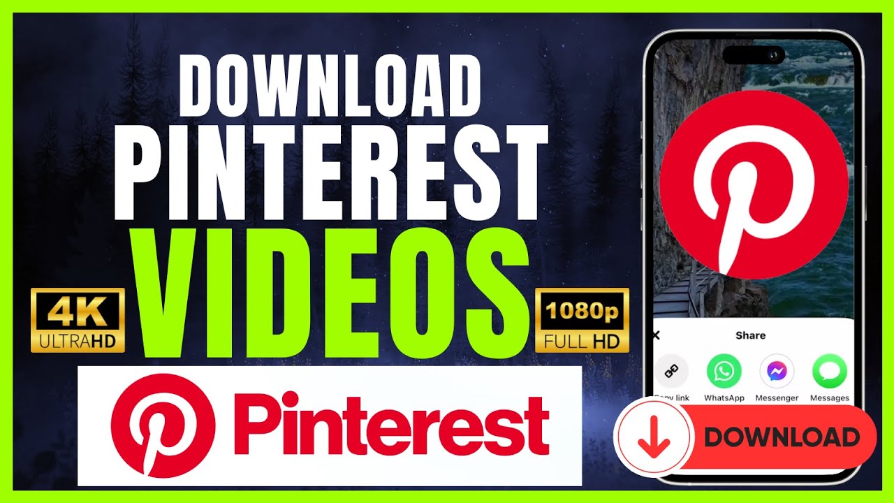 How To Download Pinterest 4K Videos To Your Gallery || - YouTube