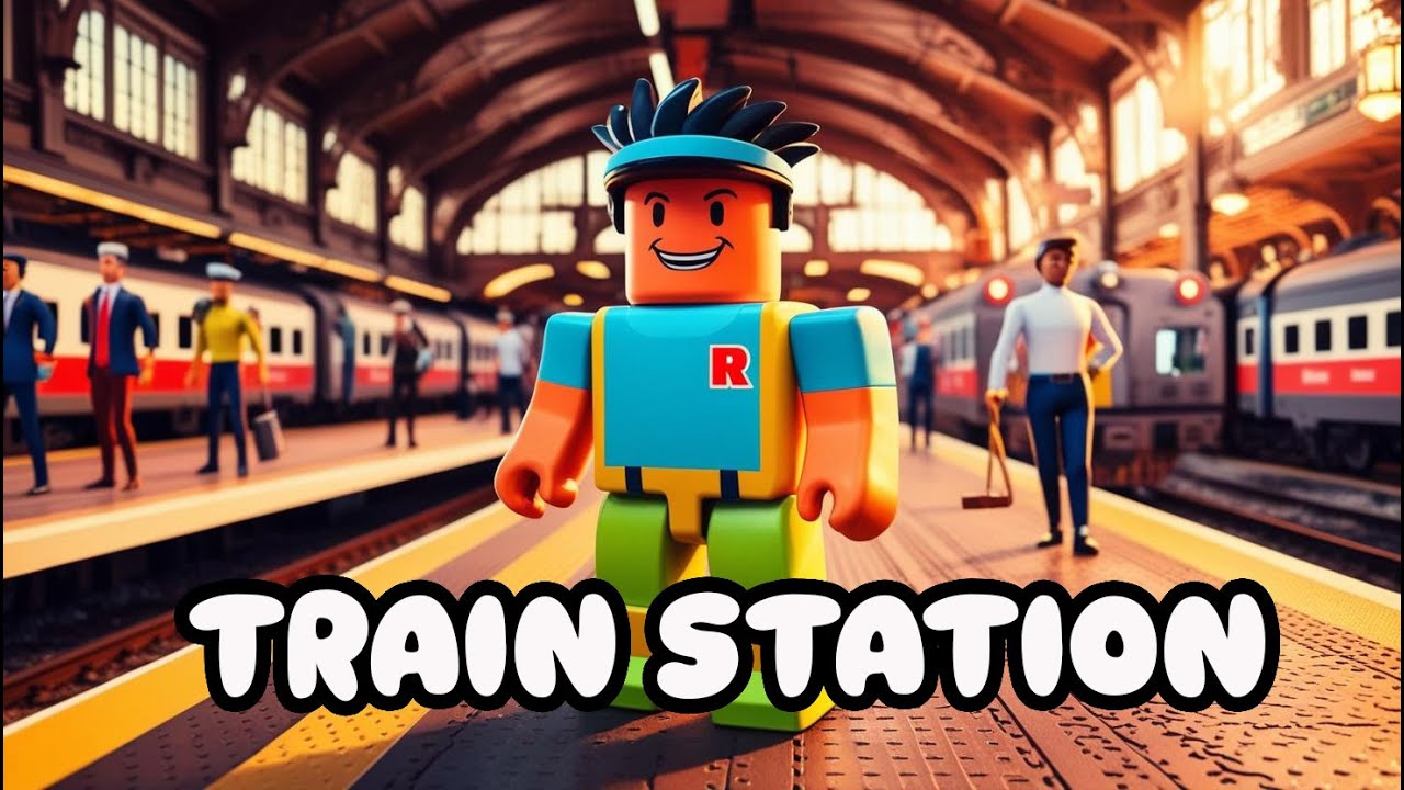 Making Train Station | Roblox PC - YouTube